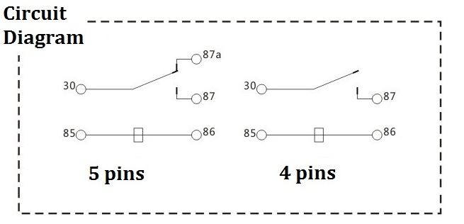 30A 12 Volt 4 Pin Relay