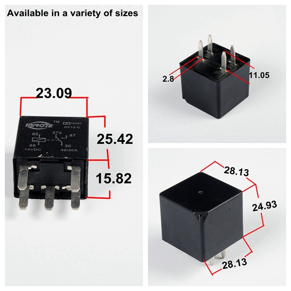 30A 12 Volt 4 Pin Relay