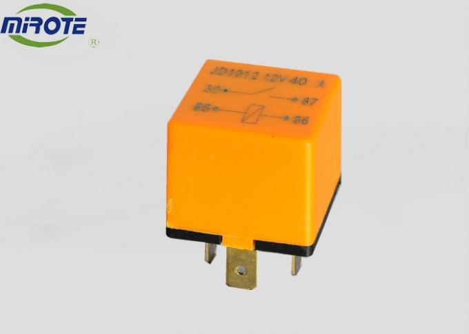 225296 12V 40A Waterproof 4Pin Automotive Relay Orange Cover For Car ...