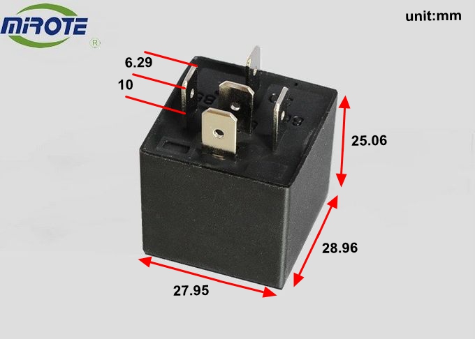 24 Volt Waterproof 40 Amp 5 Pin Relay , 40a Automotive Relay 12v 5 ...