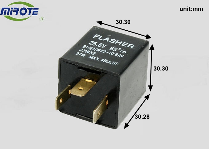 Black 3 Ways 27 Watt Electronic Led Flasher , Led Signal Light Flasher ...