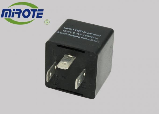 Adjustable Electronic Led Flasher 3 Pin , Turn Signal Flasher For Led Bulbs