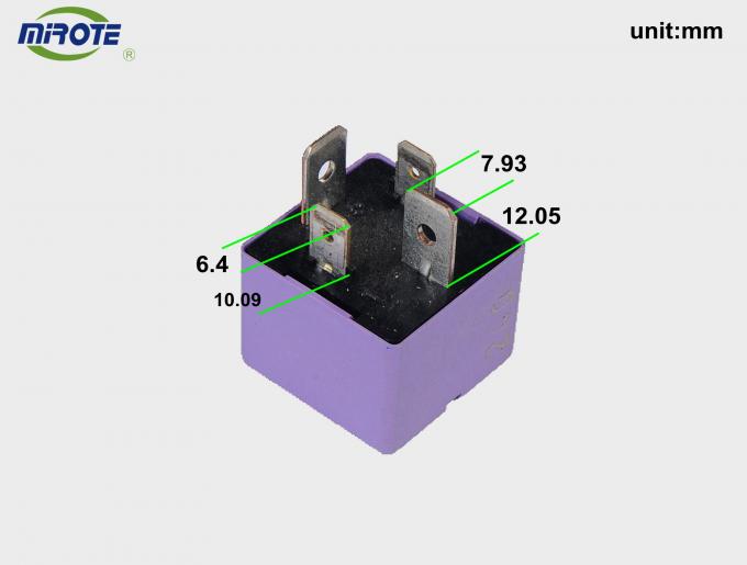 Purple cover 80 amp car relay, 24 volt relay 4 pin metal plate high ...