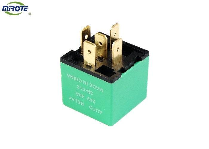24V 40A Automotive Relay , 24 Volt 40 Amp Relay Non Waterproof Green ...