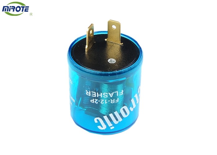 Green Cover Electronic Led Flasher Max 25amp 2 Pins 12v Waterproof For Cars