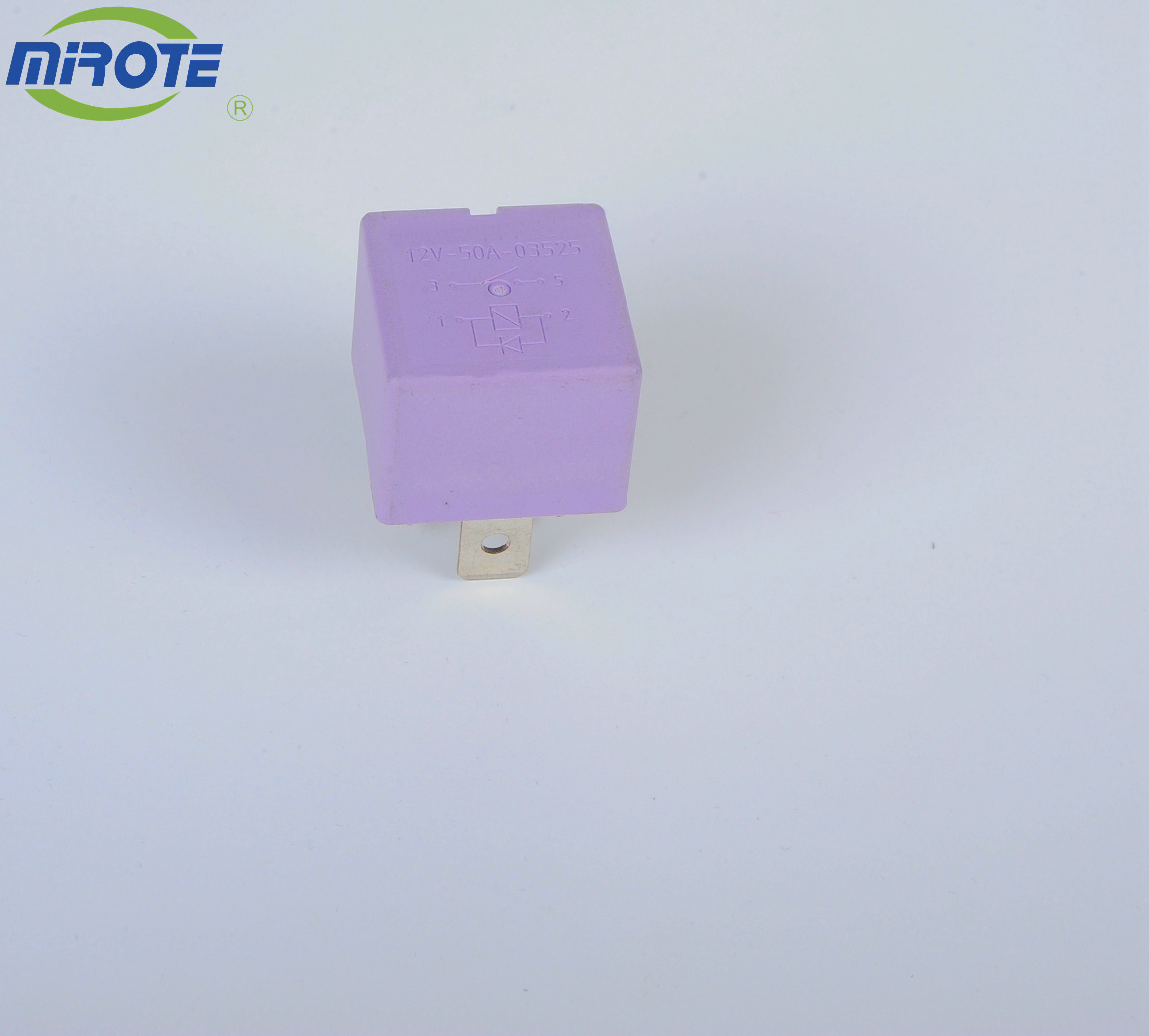 Purple cover 80 amp car relay, 24 volt relay 4 pin metal plate high ...