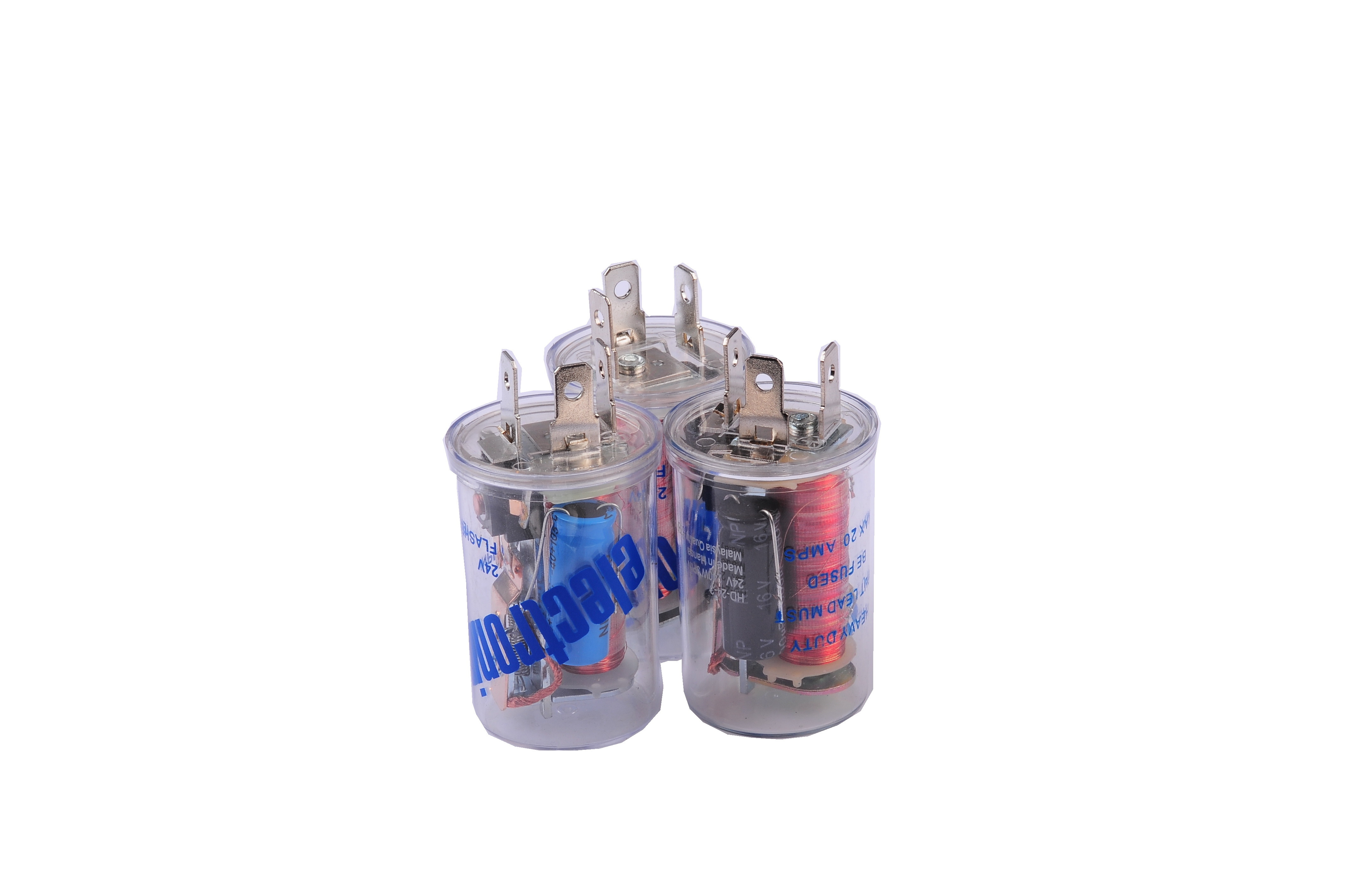 Universal 12V 3 Pin Electronic Led Round Compatible Flasher Relay ...