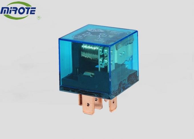 Transparent Blue 80 Amp Automotive Relay , 5 Pin Universal 12 Volt ...